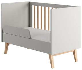 Šedá postýlka 60x120 cm Swing – Pinio