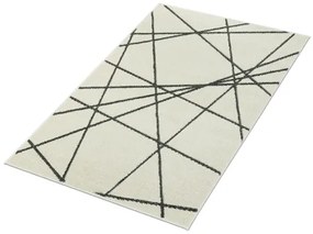 Koberce Breno Kusový koberec PORTLAND 2604/RT4I, Bílá, Vícebarevné, 133 x 190 cm
