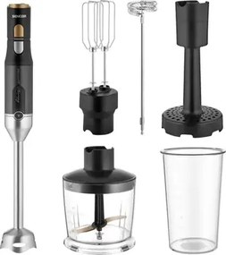 SENCOR SHB 6442BK černá / tyčový mixér / 1200W / nádoba 800 ml / sekáč