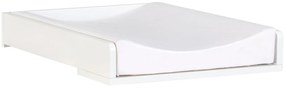 OnaDnes -20% Bílý lakovaný přebalovací pult na komodu Kave Home Nunila 72 x 55 cm