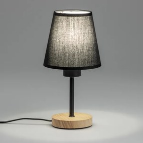 Brilagi - Stolní lampa NUBILA WOOD 1xE27/25W/230V dub/černá