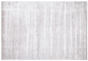 Viskózový koberec 140 x 200 cm světle šedý GESI II Beliani