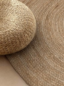 Hanse Home, Kusový koberec Jute Braided 106006 Grey Brown ovál, 160x230 ovál, hnědá, chodba / předsíň