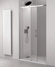Polysan THRON LINE ROUND sprchové dveře 1000 mm, kulaté pojezdy, čiré sklo TL5010-5005