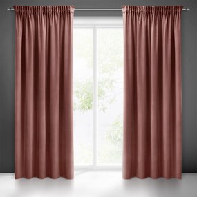 ZATEMŇOVACÍ ZÁVĚS NA PÁSCE PIERRE CARDIN SIBEL 140X270 CM STARORŮŽOVÁ