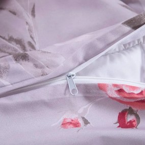 Ložní rodinná souprava z mikrovlákna CHRISTINNE s prostěradly a povlaky na polštářky