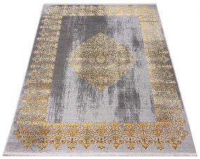 Kusový koberec Seba šedo zlatý 200x300cm