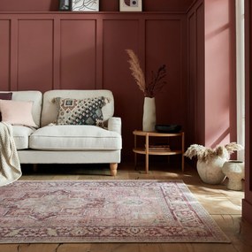 Kusový koberec Hebden Windsor Pink, 80x150, ružová, obývacia izba, Flair Rugs