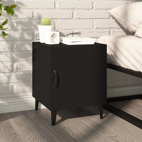 vidaXL Noční stolek kompozitní dřevo [812066] Barva: Černá