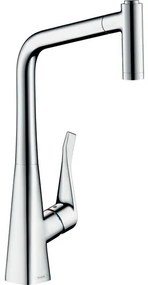 Hansgrohe Metris M71 Dřezová baterie se sprškou, 2-polohová, chrom 73801000