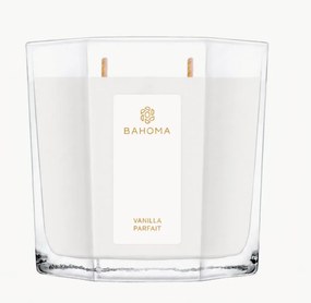 Ručně litá vonná XL svíčka Vanilla Parfait (vanilka, švestka)