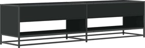 TV skříňka černá 180,5 x 40 x 46 cm kompozitní dřevo 3300800