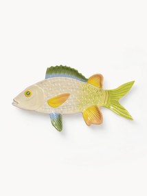 Ručně malovaný servírovací talíř z dolomitu Fish