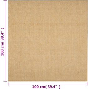 Koberec přírodní sisal 100 x 100 cm 136310