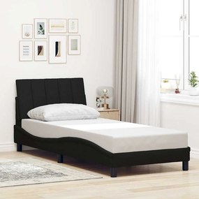 Rám postele bez matrací Hanko černá 90x200 cm textil 3310435