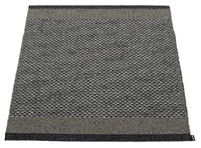 Vinylový koberec Pappelina EDIT Black/Charcoal/Granit Metallic velikost: 60x85cm
