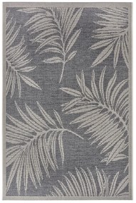 Hanse Home, Kusový koberec Clyde 105907 Paru Grey Cream – na ven i na doma, 63x120, šedá, chodba / předsíň