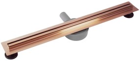 Odtokový žlab REA Neox Slim Pro 70, měď kartáčovaná