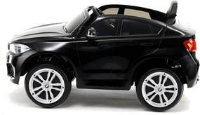 LEAN CARS Elektrické auto BMW X6 černé lakované