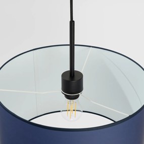 Sollux Lighting Závěsná lampa NEVIA tmavě modrá