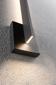 P 94786 LED venkovní nástěnné svítidlo Levka IP44 115x80mm 3000K 13,5W 230V antracit hliník - PAULMANN