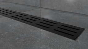 C-DRAINWELL 80 Black Odtokový podlahový žlab, kostky