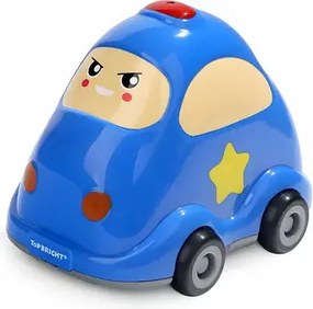 TOP BRIGHT Dřevěné puzzle s hračkou Policejní auto / 24 dílků