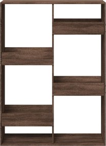 Dělicí stěna hnědý dub 100 x 33 x 135 cm kompozitní dřevo 3309561