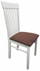 Jídelní židle Astre bílá + hnědá. 788355