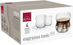 Rona sklenice Espresso tonic 395 ml 4 ks