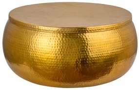 Zlatý konferenční stolek Orient Storage 70 cm