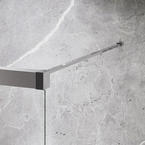 MI DWL / MI DWR 2050 mm 985–1010 Transparent O 1000 Černý elox Levé dveře MI DWL 100205 NPE