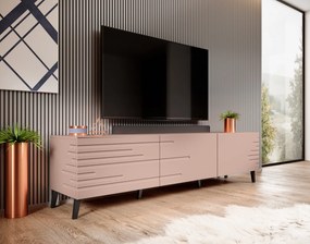 Kvalitní TV stolek Naranja, růžový MDF