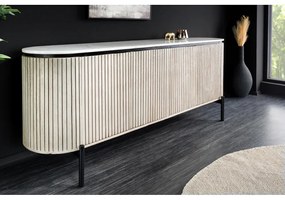 Massive home | Komoda  ADLON 170cm mramorová deska mango