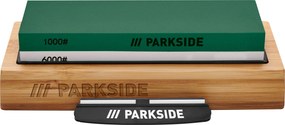 Parkside® 2v1 brusný kámen s protiskluzovou silikonovou základnou. (#1000 #6000)