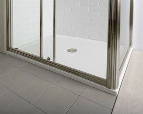 Gelco ANTIQUE sprchové dveře posuvné,1200mm, ČIRÉ sklo, bronz GQ4212C