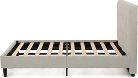 Manželská postel béžová 160x200 cm BED-M160 CRM2