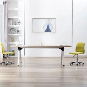Otočné jídelní židle 2 ks zelené textil - Default Title