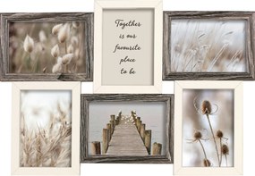 XXXLutz RÁM NA OBRAZOVÉ KOLÁŽE, 6 foto 10 cm x 15 cm - Fotorámečky na více fotek - 0043420678