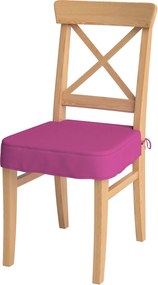 Sedák na židli IKEA Ingolf barva růžová látka pletený vzor