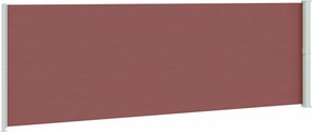 Zatahovací boční markýza 200x614 cm hnědá 317975