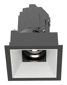 Vestavné nastavitelné svítidlo Sense Square Black Délka strany: 78 mm, Teplota chromatičnosti / Stmívání: 2700 Kelvinů / Stmívatelné DALI, Úhel…