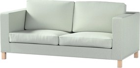 Potah na pohovku IKEA Karlanda rozkládací, krátký barva modrá látka pletený vzor