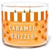 Bath & Body Works Caramel Drizzle, vonná svíčka 411g