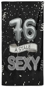 Osuška Stále sexy – černá (věk: 76)