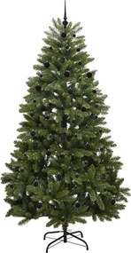 Umělý vánoční stromeček 240 cm 300 LED Teplá bílá PVC a ocel 3395704