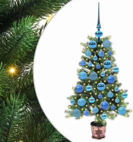 Vánoční stromeček s 150 LED diodami s stojanem Zelená 90 cm PE 3396307