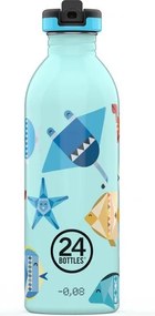 Nerezová dětská láhev Sea Friends 500ml 24 Bottles