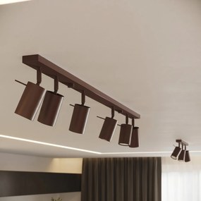 Sollux Lighting Stropní svítidlo RING 3P hnědé