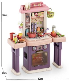 Dětská kuchyňka a koupelna 2 v 1, 43-dílná